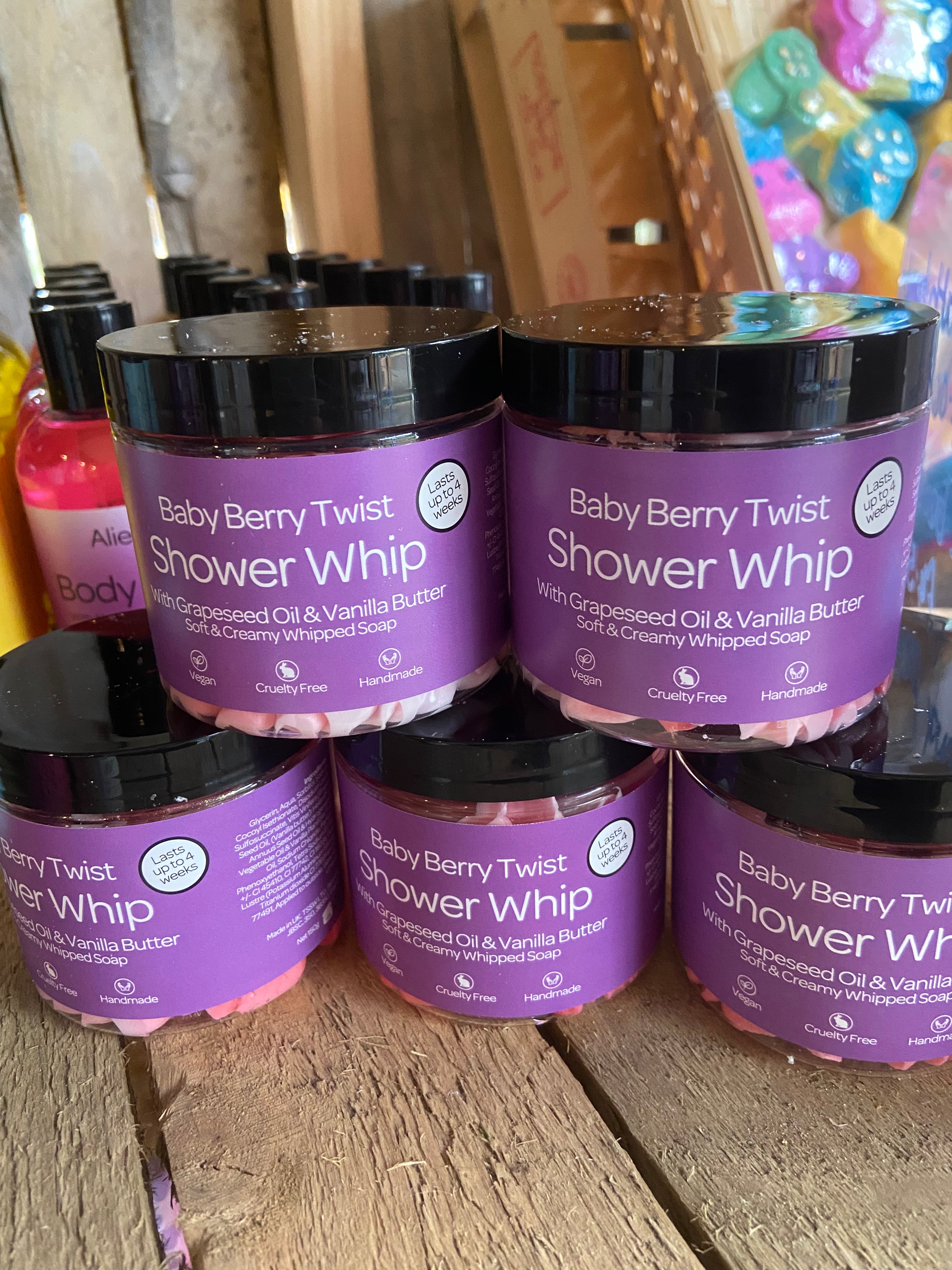 Baby Berry Twist Shower Whip – Fit & Fab Fit For Life